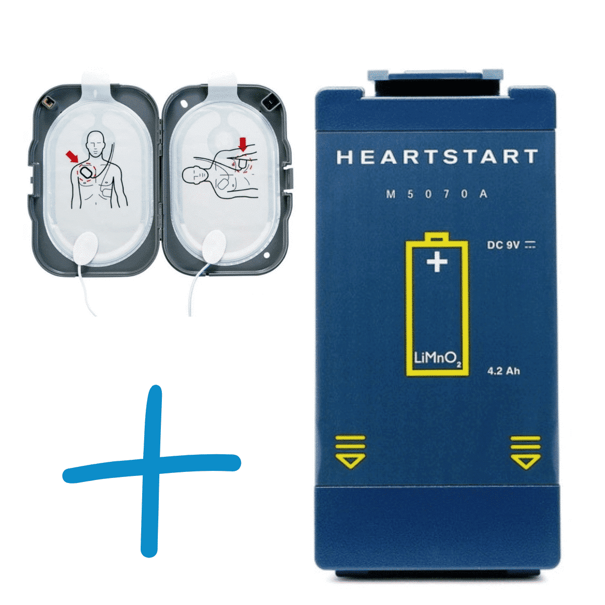 Combideal Philips FRX AED elektroden + batterij - Defibrion